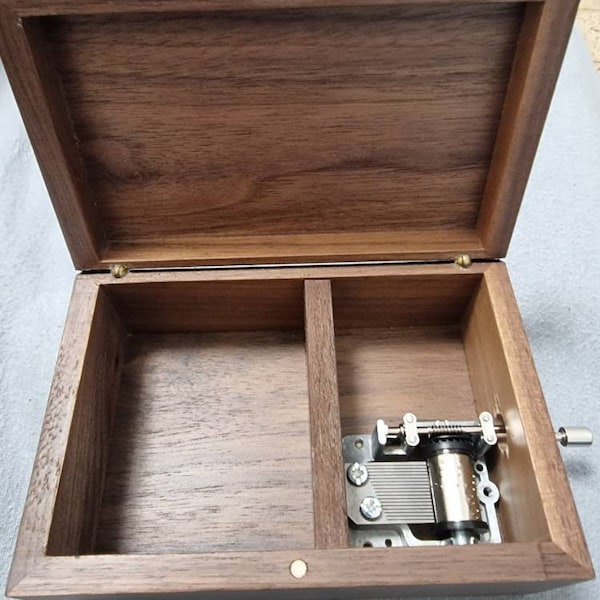 Personalized Music Box With Custom Design and Melody | Natural Wood ...