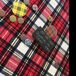 Tartan Plaid Pins 10 Pack, Scottish Plaid Pinback Buttons, 1 or 1.5 or ...