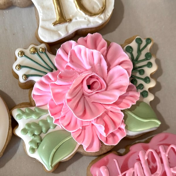 Floral Bunch Cookie Cutter - Perfect for Birthday, Baby Shower, and ...
