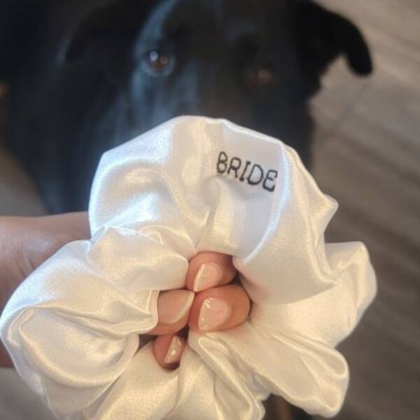 Personalized Scrunchie Will You Be My Bridesmaid Gifts Custom ...