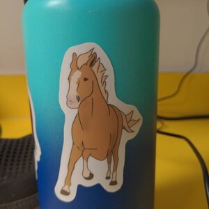 Customizable Animation Horse Sticker Personal Decal Cartoon Horse Gift ...