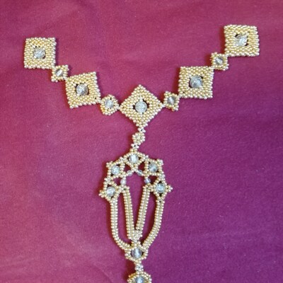 Byzantine Crystal Cross Pendant Tutorial: PDF - Etsy