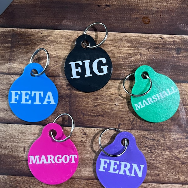 Custom Goat and Sheep Collar Tags - Etsy
