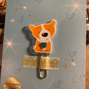 Queen Elizabeth II and Corgis Laminated Planner Paper Clips British ...