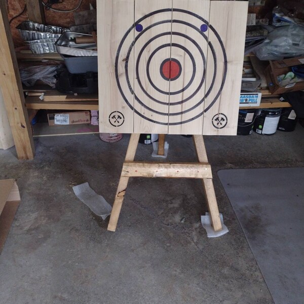 Large 4-ring Hanging Axe and Knife Throwing Target (FREE SHIPPING) - Etsy
