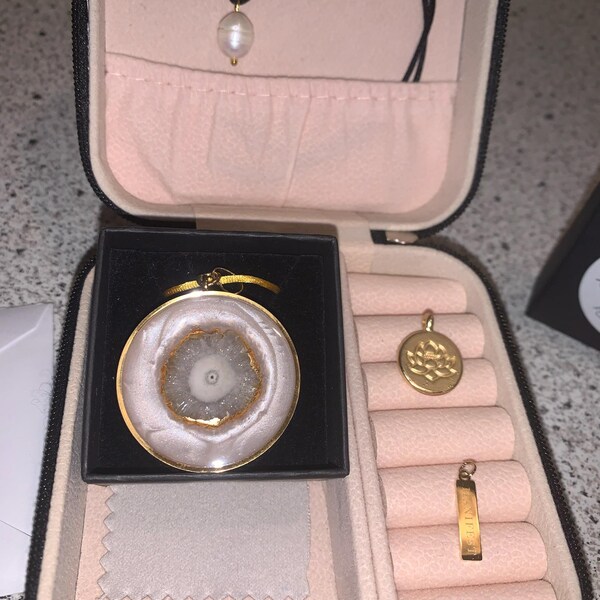 Extremely Powerful 5G EMF Orgonite Protection Necklace, Solar Quartz ...