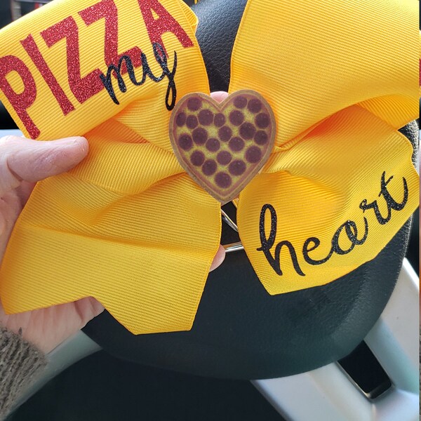 STREAMERS Cheer RIBBON Bows, Cheer Squad Bows With Text Cheer Bows ...