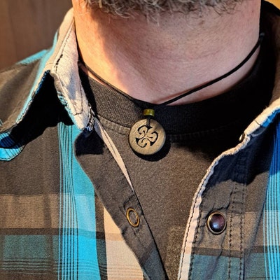 5000 Year Old Irish Bog Oak Celtic Knot Pendant, Celtic Love Knot ...