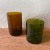 Amber 7 Oz 200 Ml Beer Bottle Cut Frosted Everyday Glass - Etsy