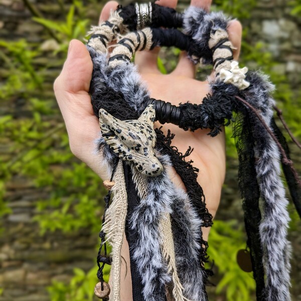 Wolf Head Bead. Picasso Jasper Wolf Jewelry. Howling Wolf Pendant ...