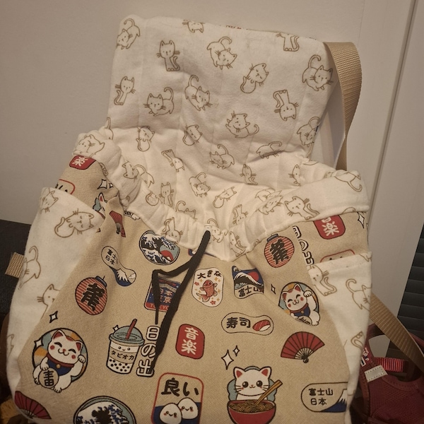 Dog Carrier Backpack Sewing Pattern: Kangaroo Style, Size M (PDF ...