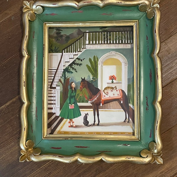 A House Horse Called Rousseau. Art Print. Janet Hill Studio - Etsy