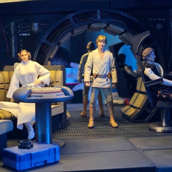 Star Wars Death Star SPACE WALLS Diorama for 1/12 Scaled Figures. - Etsy