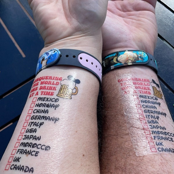 Drinking Around the World Tattoo-food & Wine Festival 2025-epcot World ...