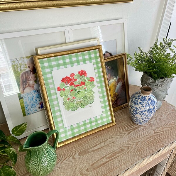 Mat for 11x14” Frame, 8x10” Opening- Hand Painted Mats, Multi Options ...