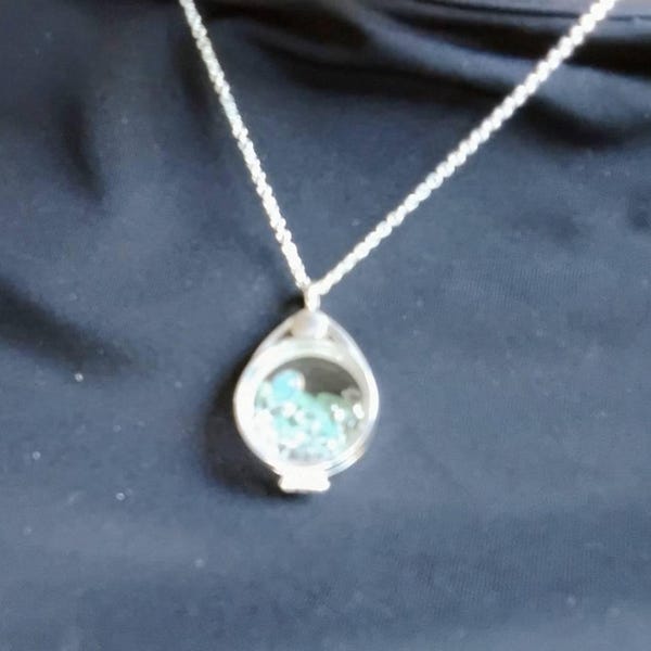 H2O Herkimer Diamond Pendant Water Bubble EHYDRO Inclusion Large Clear ...