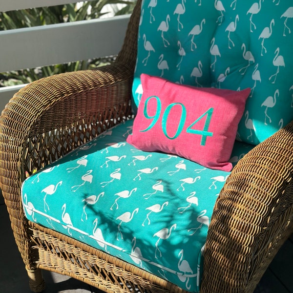 Personalized Initial Indoor Outdoor Pillow Cover Monogrammed Alphabet ...
