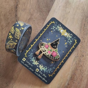 BOOKISH TEA SET Mini Enamel Pins. Hard Enamel Pin. Witchy Pin. Teapot ...