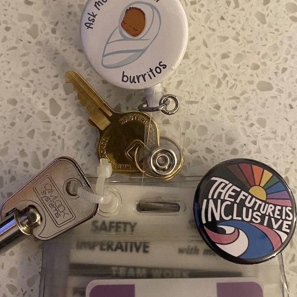 Inclusive Button or Magnet, Inclusivity, Trans Pin, Trans Button, We ...