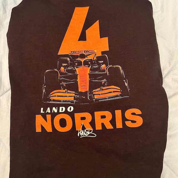 Lando Norris Mclaren F1 Hoodie: Racing Driver Sweatshirt Formula One ...