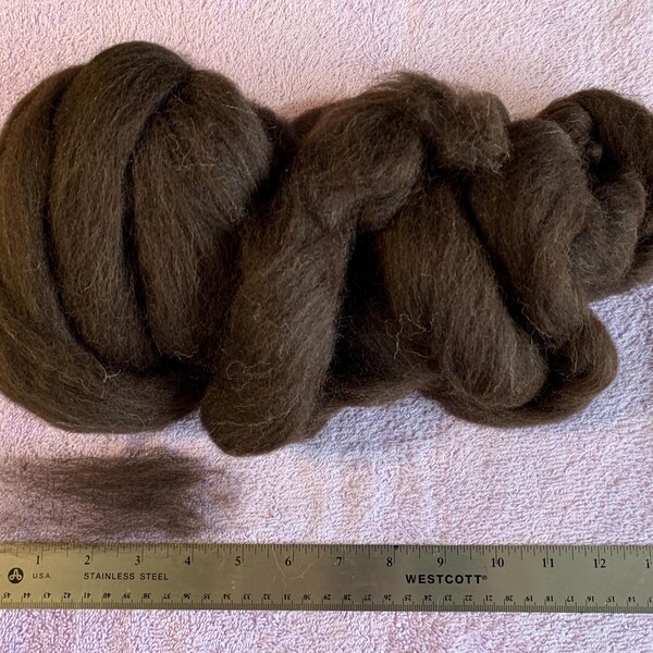 Corriedale Roving, Grey Corriedale Top, 100 Grams of Spinning Fiber ...