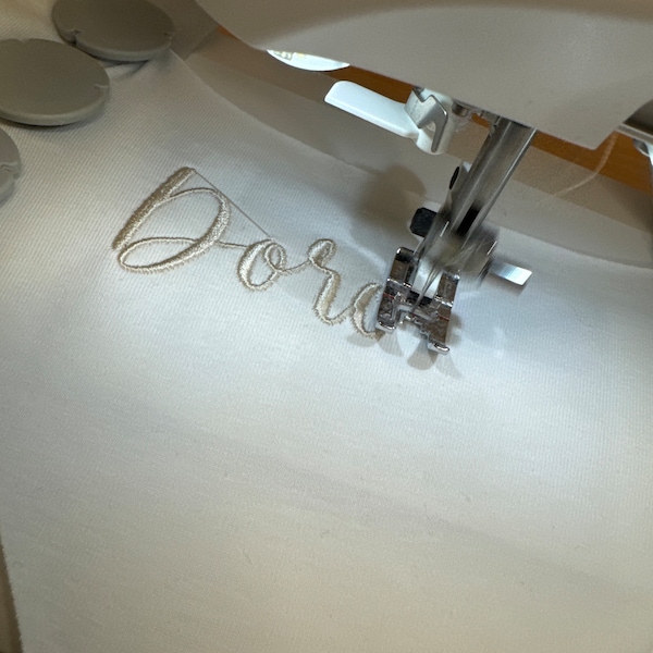 Cherish Script Digital Embroidery Font Alphabet 4 Sizes Instant ...