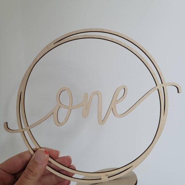 Circle Wood Table Numbers | Wedding Reception Numbers | Gold Table ...