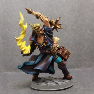 Male Human Wizard Dnd Miniature human Spell Caster sorcerer | Etsy
