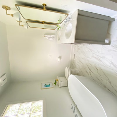 Art Print of Original Painting two Pools by Helo Birdie Swimming Pool ...