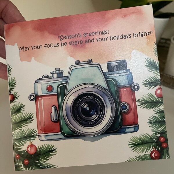 Singer Christmas Card | Musical Notes Greeting Card | Choir Note Card ...