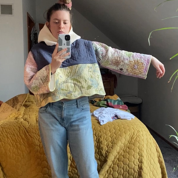 Andee Hoodee Sewing Pattern - Quilted Hoodie, XS-5XL (instant Download ...