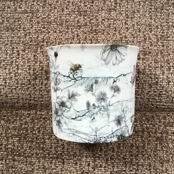 Ceramic Lapwing Collage Bird Tile - Etsy