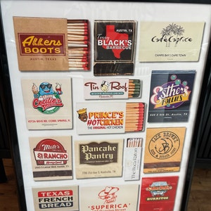 CUSTOM MATCHBOOK ART Personalized Digital Matchbox Gift Large Matches ...