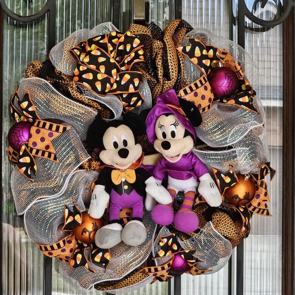 Festive Spring Easter Door Wreath With Colorful Eggs, Flowers & Bunny ...