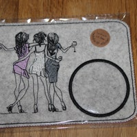 Girls Embroidery Design Girlfriends and Party Motif Pattern - Etsy Canada