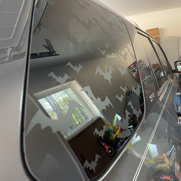 Fits 2015-2020 Chevy Tahoe Rear Side Windows Punisher Distressed ...