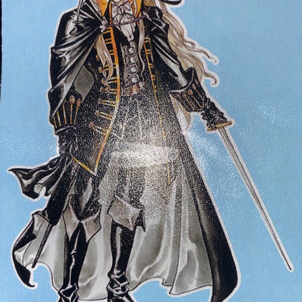 ALUCARD Vinyl Decal No. 1 From Castlevania Symphony of the Night Car ...