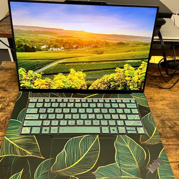 Custom Laptop Lid Skin Lenovo Art Decal Custom Sticker Personalization ...