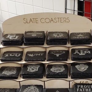 Retail Counter Display Stand Car Coasters or Anything 3 Inch Wide Laser ...