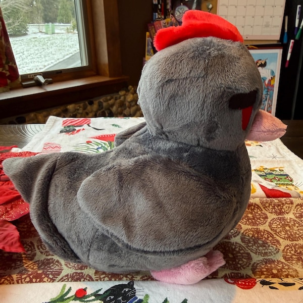 Chicken and Rooster Plush Animal Sewing Pattern .pdf Tutorial Hen Bird ...