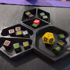 Hexagon Board Game Trays - Etsy