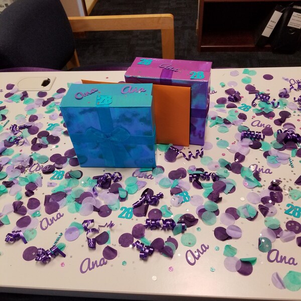 Personalized Confetti - Custom Confetti - Any Name and Number With ...