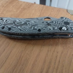 Benchmade Bugout 535 Replacement Scale Kit / BLACKOUT Metal Lined ...