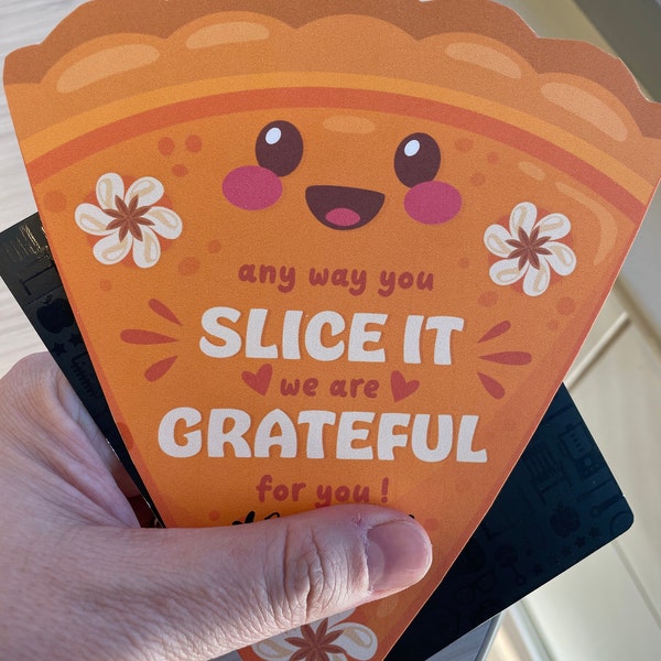 Printable Pumpkin Pie Gift Card Holder: Thanksgiving Appreciation (PDF ...