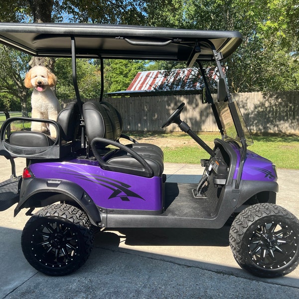 Swing Stripe E-z Go Yamaha Club Car Golf Carts 3M Vinyl Sticker Sport ...