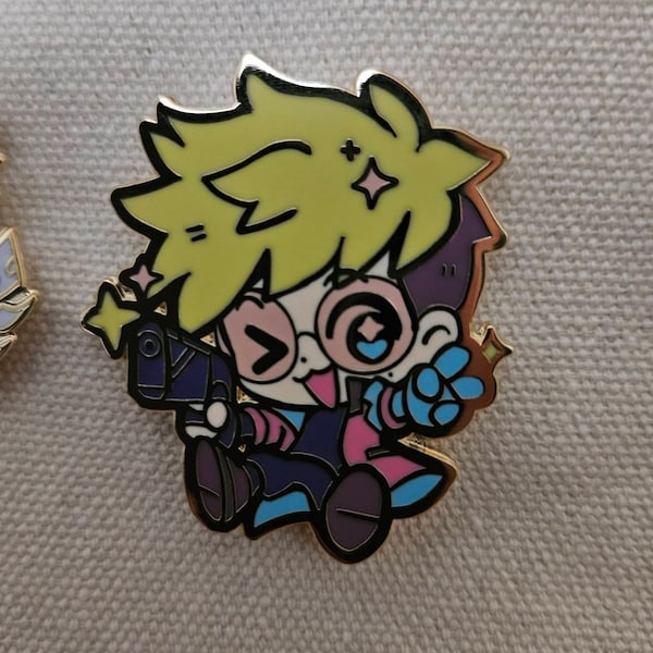 Trig Stampede Enamel Pins | Vash the Stampede, Nicholas Wolfwood ...