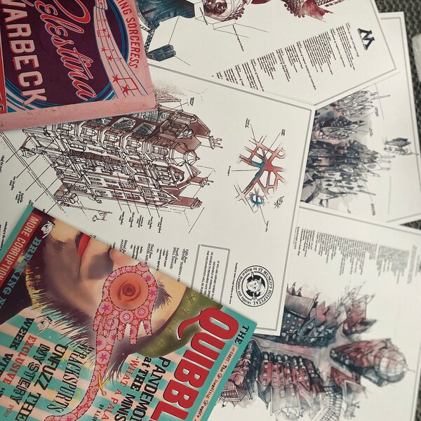 Ministry of Magic Floorplan - Map - Original Illustration Reproduction ...