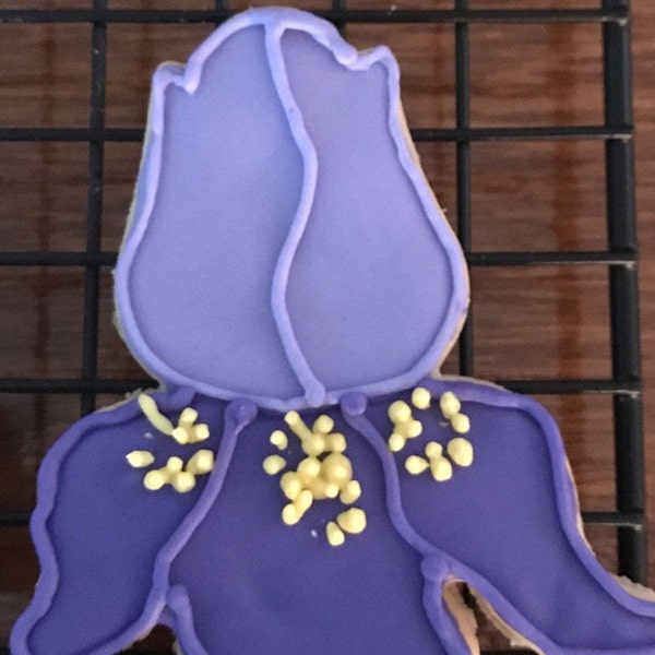 Iris Cookie Cutter and Fondant Cutter and Clay Cutter - Etsy