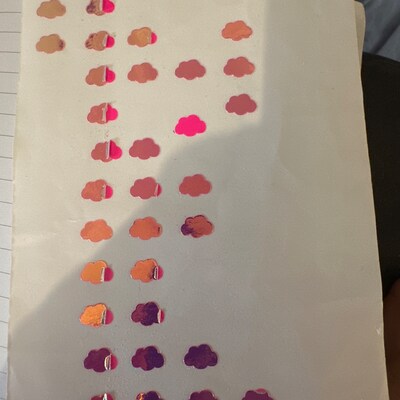 1/2 Inch 13mm Mini Teardrop Sticker Sheet Rain Drop Period - Etsy