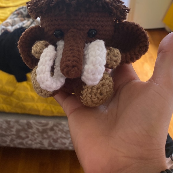 PATTERN: Wallace the Woolly Mammoth - Crochet Woolly Mammoth Pattern ...